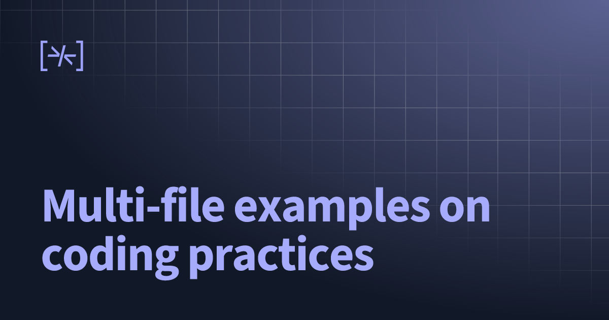 Multi File Examples On Coding Practices Packmind Documentation 5832